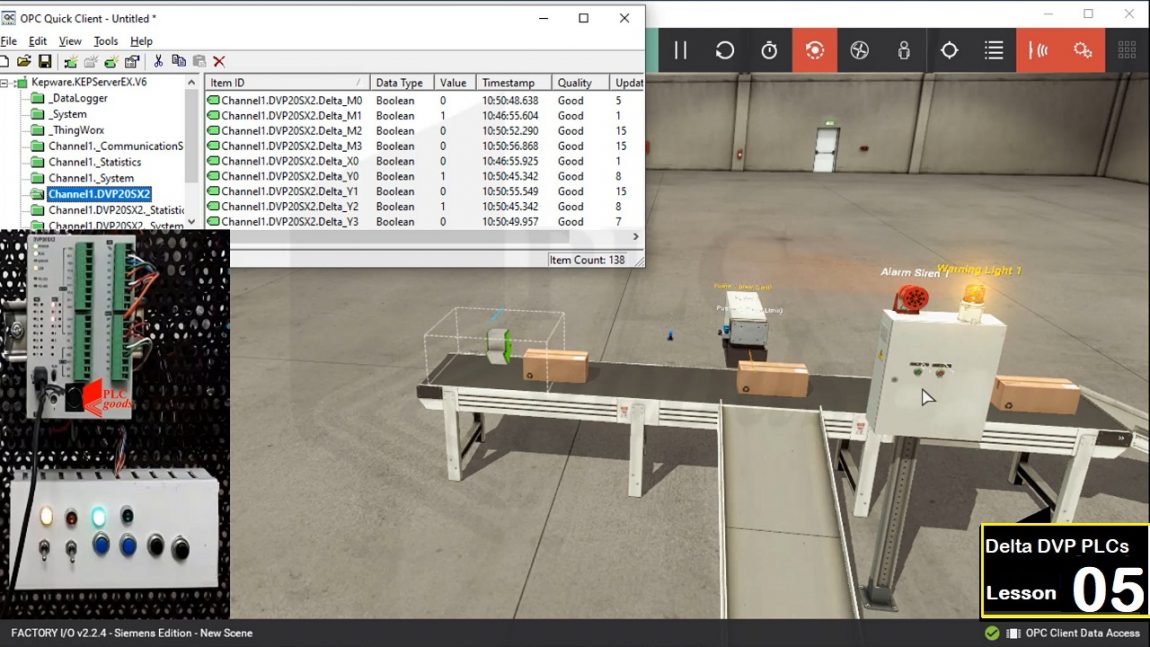 complete Delta PLC programming video course with ISPSoft & Factory IO ...