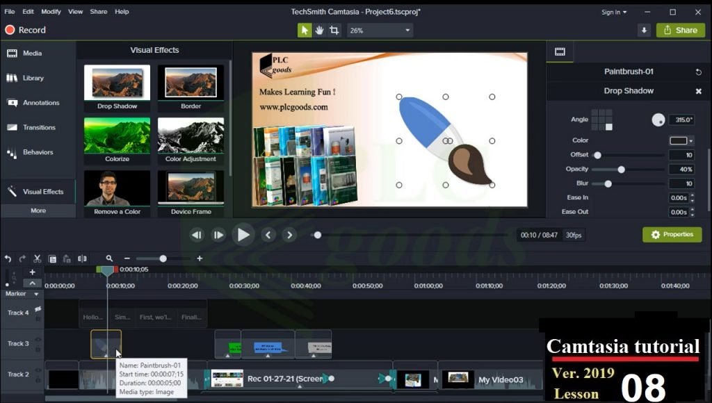Camtasia Mastery & training and tutorial course for Camtasia v 2019 ...